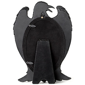 Alchemy England Black Raven Picture Frame Unisex Frame Black/White polyresin