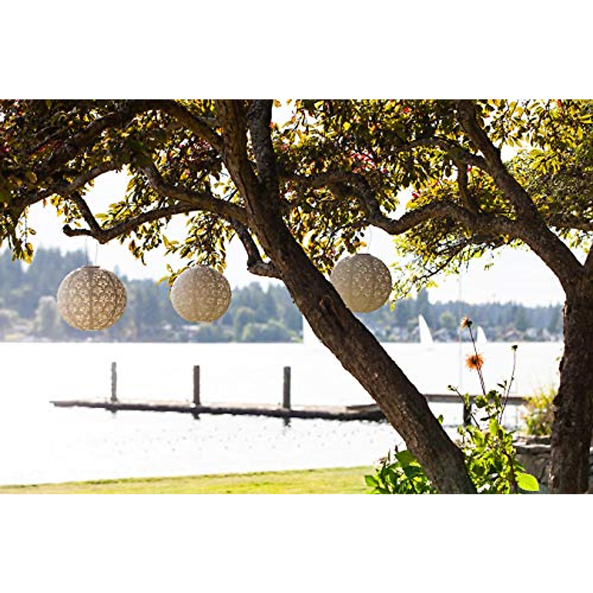 Allsop 32361 Soji Stella Outdoor Solar Light, White