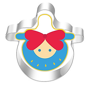 Baby Party Cookie Cutter 7-piece Set, Baby-themed Party Bibs Pacifiers Pushers Bottles Bows Clothes Pants Combination, the Preferred Gift for Babies