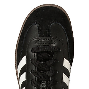 adidas boys Samba Classic Boots Soccer Shoe, Black/White/Black, 8 Toddler US