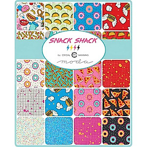 Moda Fabrics Snack Shack Charm Pack by Crystal Manning 11940PP