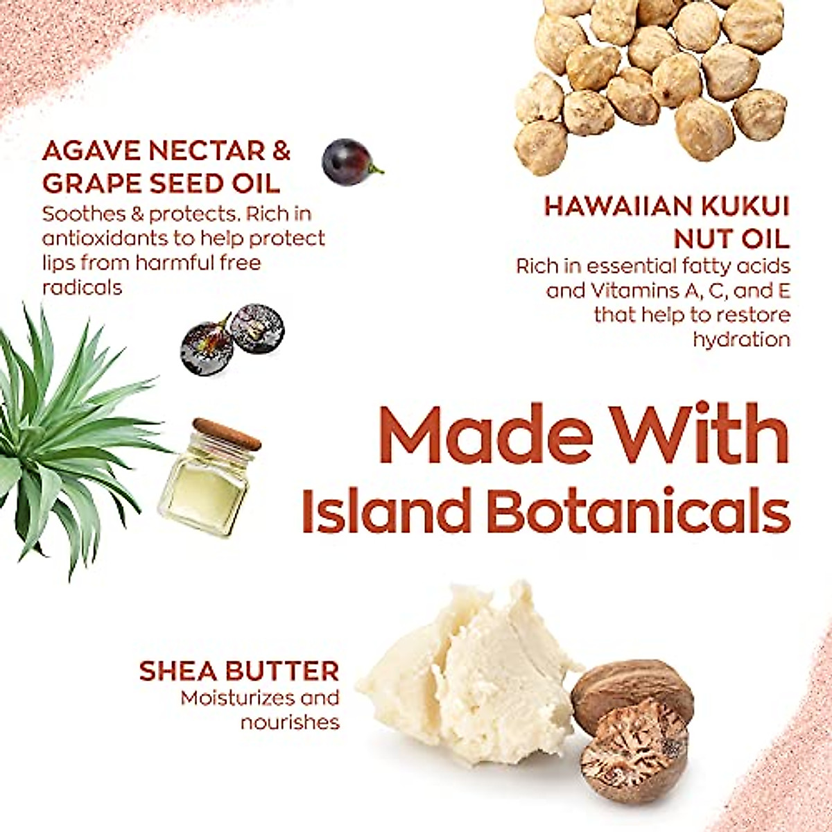 Hanalei - Cruelty-Free Treatment for Chapped Lips - Extreme Dry Lip Moisturizer - Overnight Lip Balm for Cracked Lips - Made with Kukui Oil, Shea Butter, Grapeseed Oil - Clear Formula -Full Size(15g)