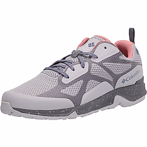 Columbia Women's Vitesse Outdry Performance Shoes, Waterproof & Breathable Hiking, Grey Ice/Canyon Rose, 11 Regular US