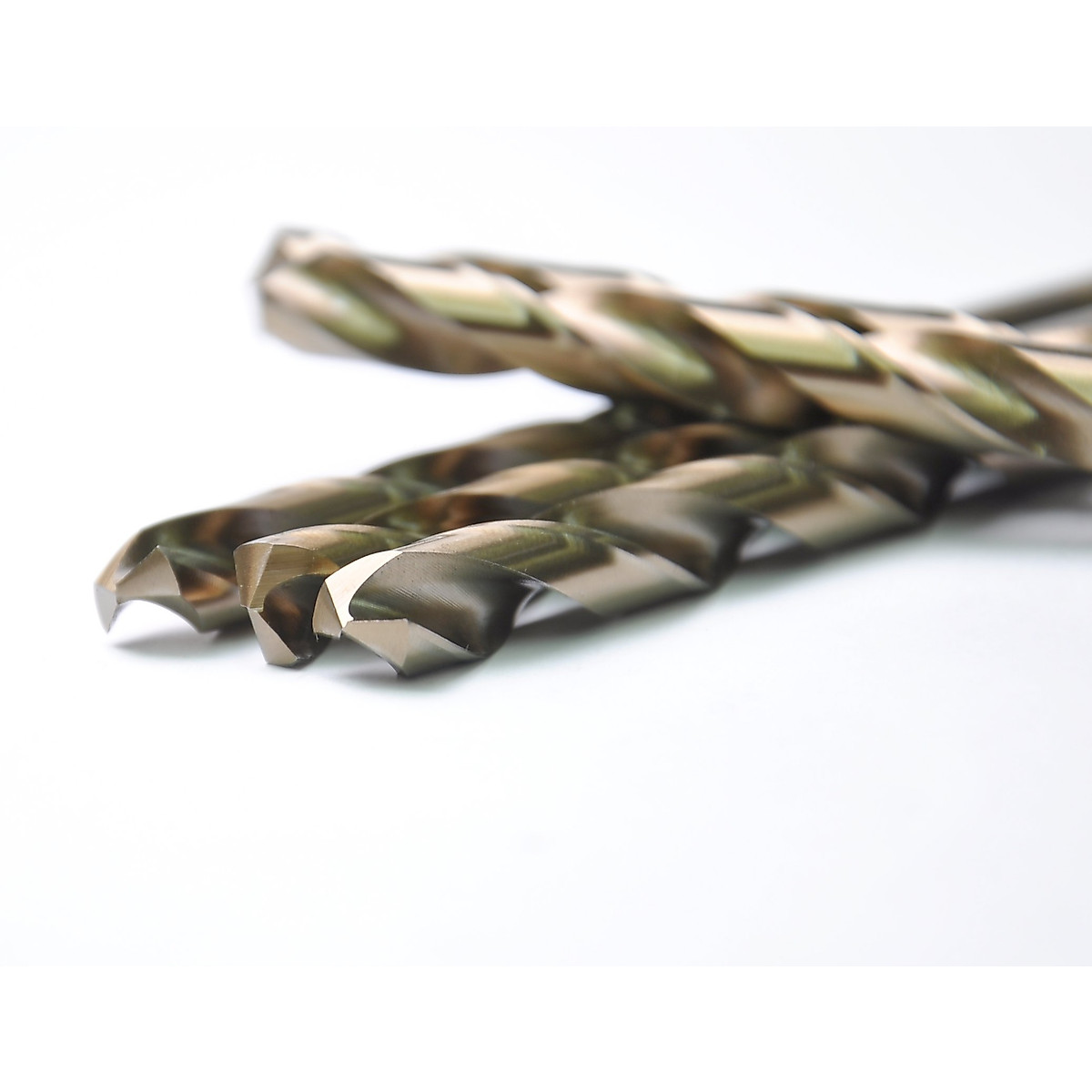 5PCS, 3/8", Cobalt Twist Drill Bits