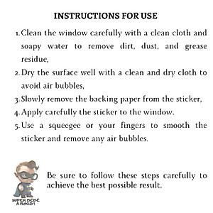 LOL Collection 3D Baby on Board Sticker for Cars - New Generation - "Super Baby on Board" - Large 7 Inches Safety Baby Sign