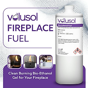 Fireplace Fuel, Ventless, Bio-Ethanol, Clean Burning/Eco-Friendly (1000mL /32 oz.) - (Pack of 9)