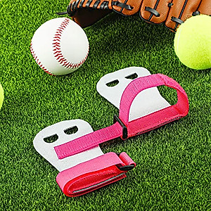 2 Gymnastics Grips Wristbands Sets for Kids Youth, Palm Protection and Wrist Support Sports Accessories for Workout Exercise (Pink, Black, White)