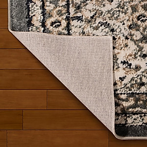 SunNewt Stain Resistant Washable Area Rug 9x12 Living Room Large Rugs Soft Faux Wool Non-Shedding Low-Pile Floor Carpet for Dining Laundry Room Bedroom Bed Side, Olive