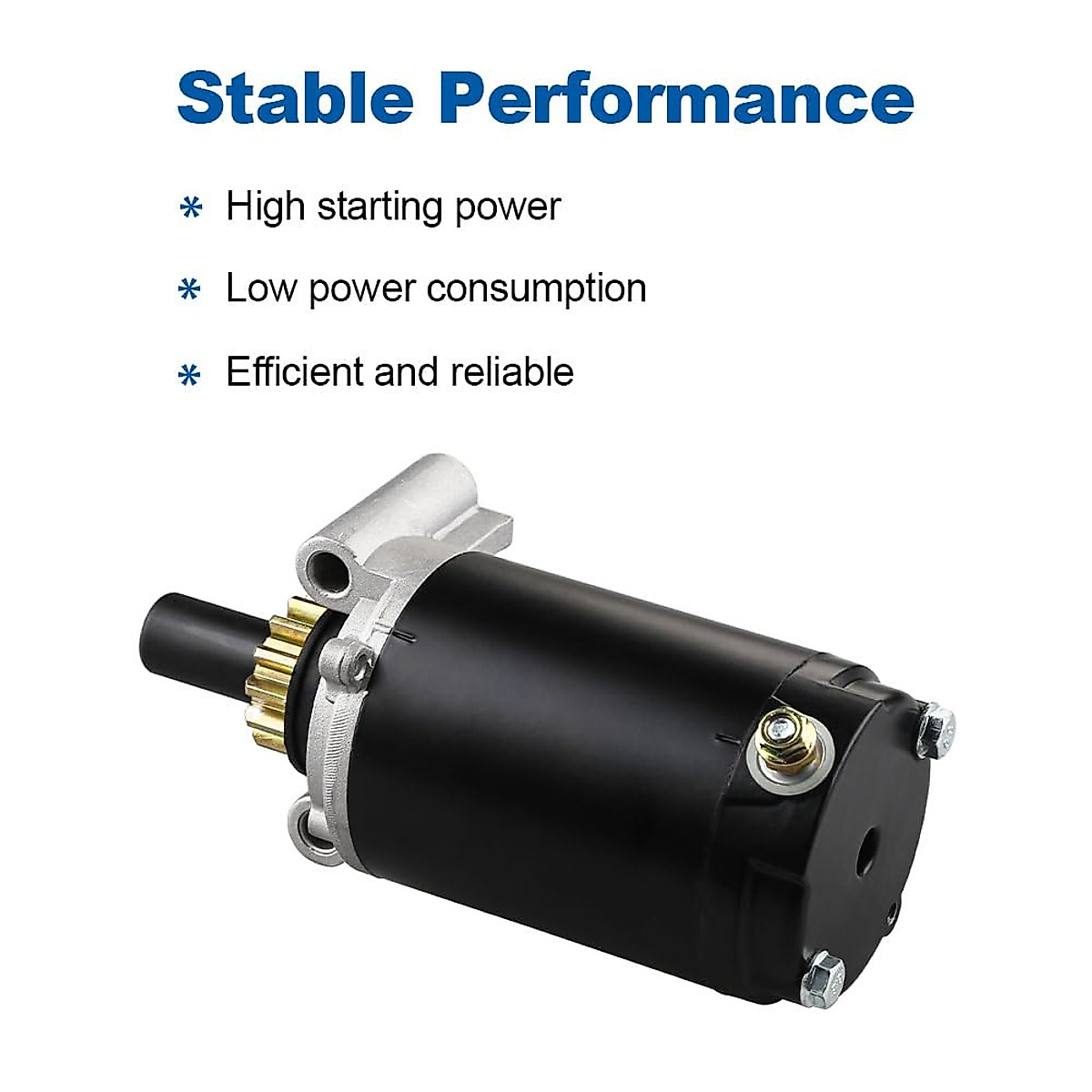 WATERWICH Starter Compatible with John Deere L110 LT133 LT155 STX46 All Tractors 12-098 Series Replaces AM122435 12-098-15 12-098-22