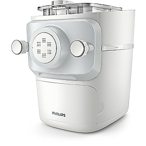 Philips 7000 Series Pasta Maker, ProExtrude Technology 150W, 8 discs, Perfect Mixing Technology, Preapre up to 8 Portions, HomeID App, White, (HR2660/03)