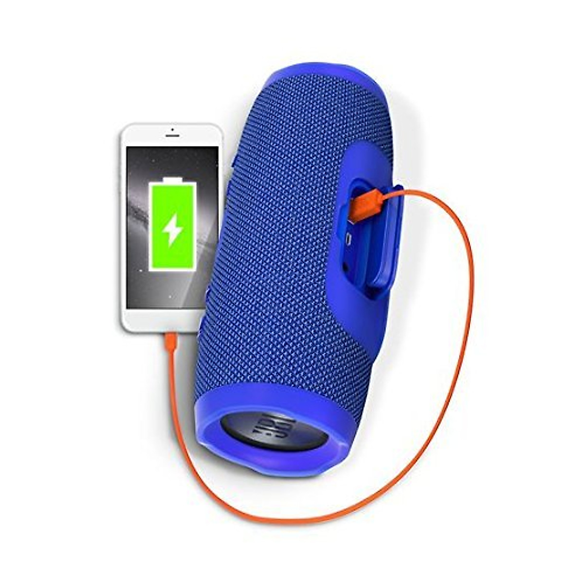 Replacement Flip 4 Charging Cable Micro USB Fast Charger Flat Power Cord Compatible with JBL Bluetooth Speaker Flip 3 4 GO Xtreme Charge 2+ Charge 3 Pulse 2 3 Clip 2 Micro II Micro Trip Speaker-Orange
