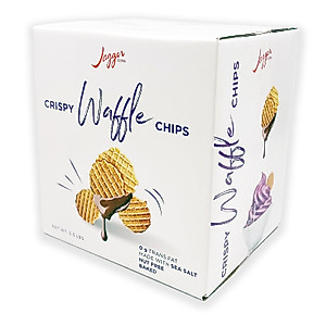 Jagger Cone Company Waffle Nachos, Crispy Waffle Chips for Ice Cream Nachos, 5.5 lb Box