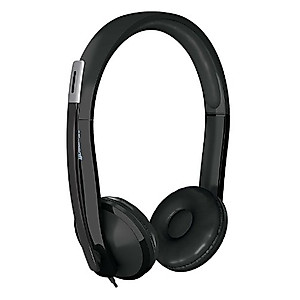 Microsoft LifeChat LX-6000 for Business with Clear stereo sound, Plug and Play, Noise-cancelling Microphone for Laptop/PC