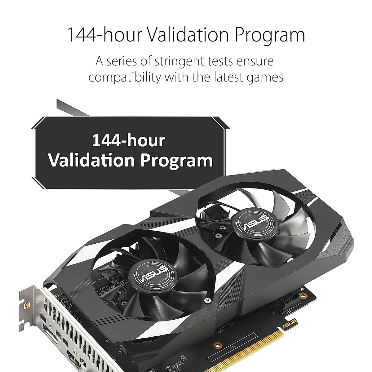 ASUS Dual GeForce® GTX 1650 V2 OC Edition 4GB GDDR6 (PCIE 3.0, 4GB GDDR6 memory, HDMI 2.0b, DisplayPort 1.4a, DVI-D, IP5X Dust Resistant, Auto-Extreme)