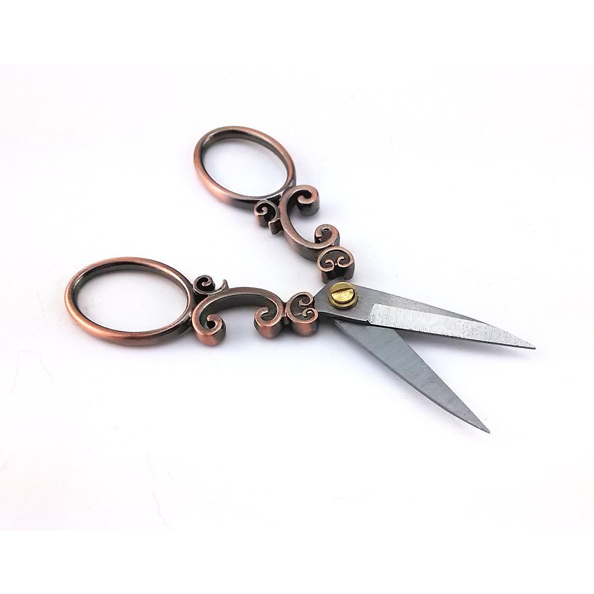 yueton Vintage European Style Needlework Embroidery Scissors (Copper)
