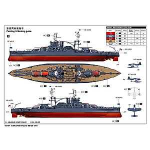 Trumpeter 1:200 - USS BB-39 Arizona 1941