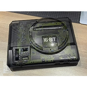 Retro Game Restore 432456 MD Body Replacement Shell, Clear Smoke for Mega Drive