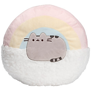 GUND Pusheen Rainbow Pillow Plush Stuffed Animal Cat, 13"