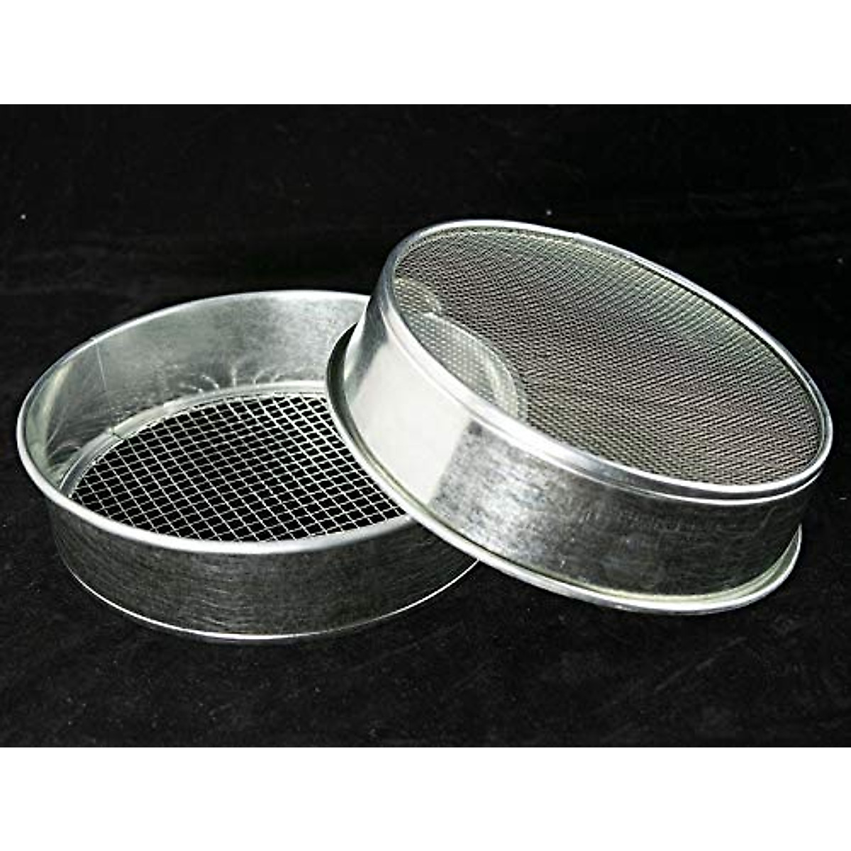 Sala Garden Set of 2 Mini Soil Sieves 1/16" & 3/16" - Bonsai/House Plant Re Potting Tool Plant Container Accessories VG #PKR08