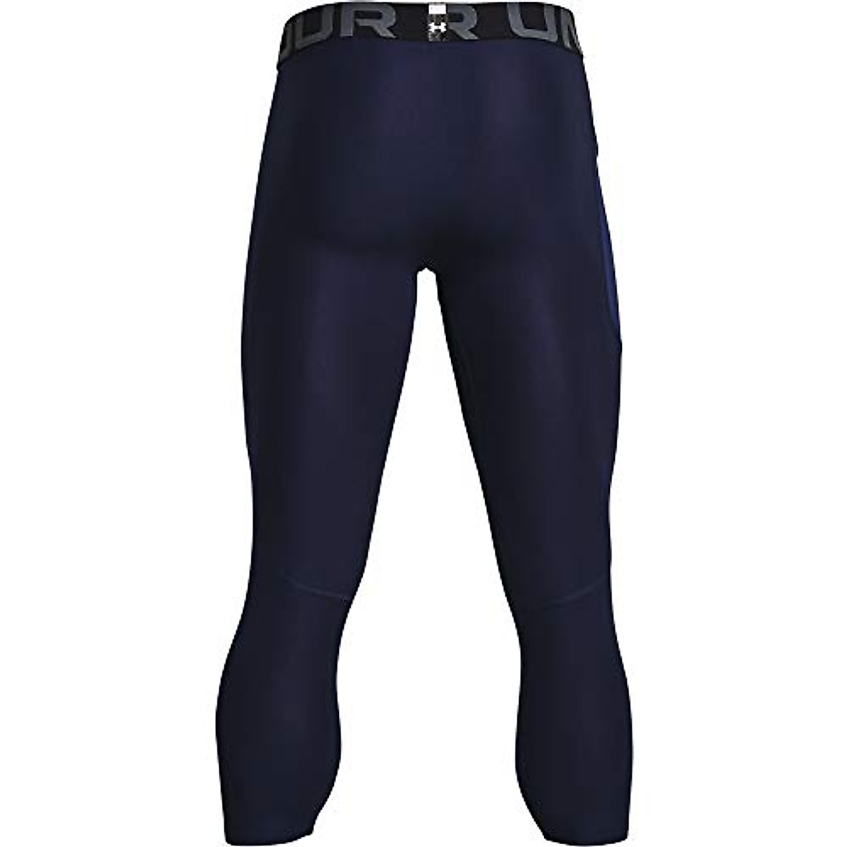 Under Armour Men's Armour HeatGear 3/4 Leggings , Midnight Navy (410)/White, Medium