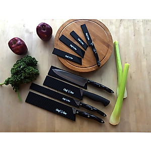 Chef Sac Chef Knife Folder Case Bag with 8-Pack Knife Guards Included