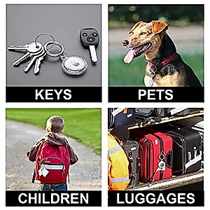 XtremePads Case, Compatible with Apple Airtags Finder - Protective Soft TPU Keychain Cover, for Pets, Bags, Keys ( Flowers Chamomile Ladybugs )