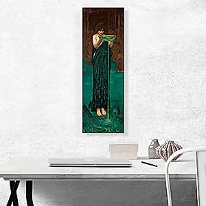 ARTCANVAS Circe Invidiosa 1892 Canvas Art Print by John William Waterhouse - 36" x 12" (0.75" Deep)