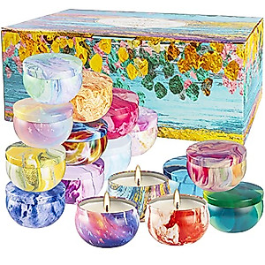 16 Pack Scented Candles Gifts Soy Wax Travel Tin Jar Candles for Home 2.5 OZ Aromatherapy Candles Gift for Mom for Christmas, Birthday, Thanksgiving, Mother's Day