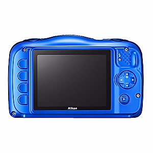 Nikon COOLPIX S33 Waterproof Digital Camera (Blue) (Discontinued by Manufacturer)