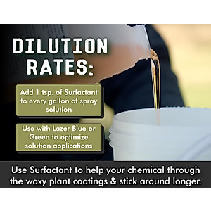 Concentrated Surfactant for Herbicides Non-Ionic 32oz, Increase Product Coverage, Increase Product Penetration, Increase Product Effectiveness