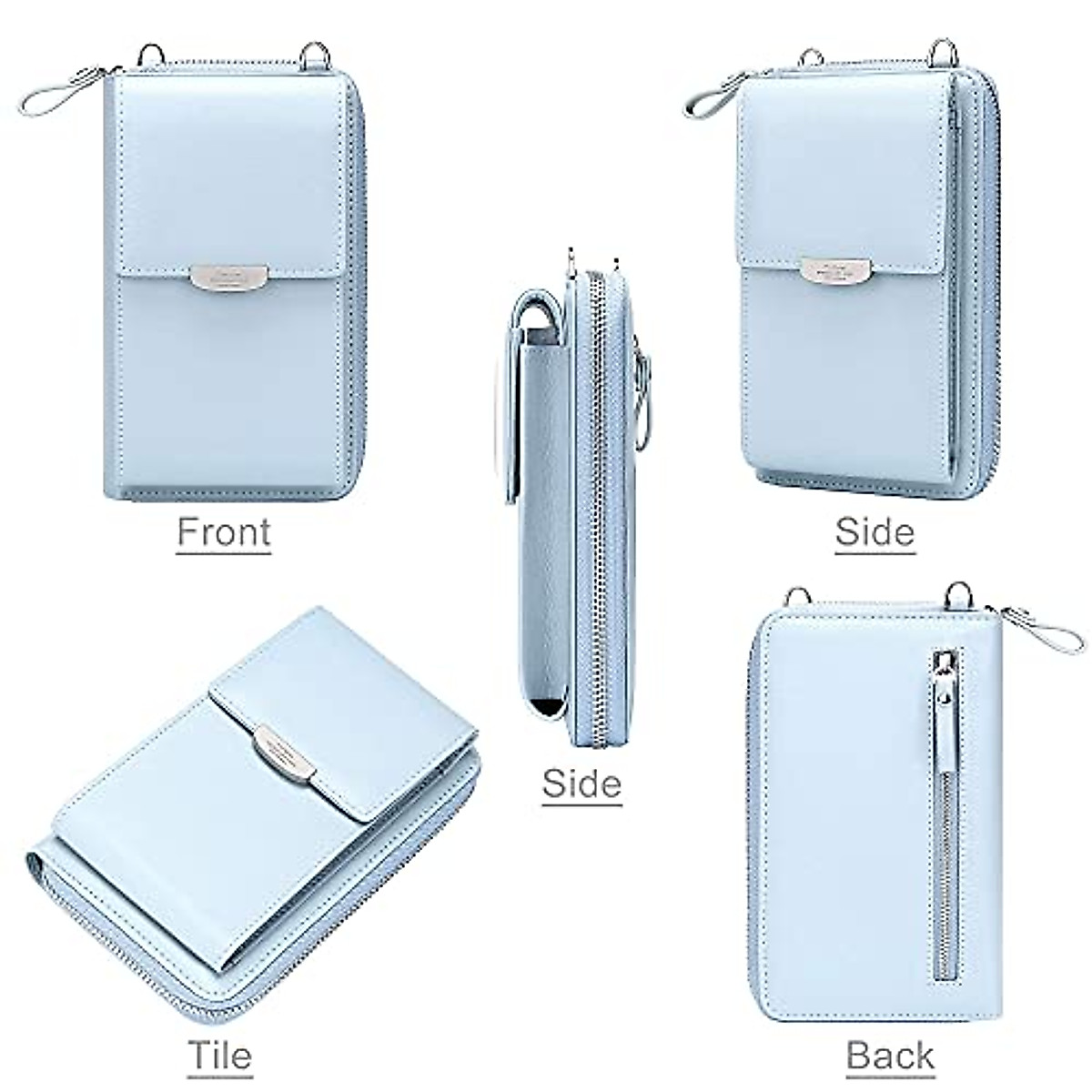 OIDERY Small Crossbody Phone Bags Cellphone Wallet Purse for Women with Credit Card Slots