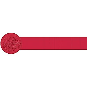 Party Crepe Streamer | Apple Red | 81' | Party Decor | 1 Ct. -