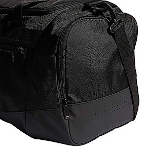 adidas Unisex Defender 4 Small Duffel Bag, Black/White, One Size