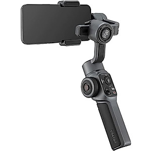 Zhiyun Smooth 5 Smartphone Gimbal Stabilizer for iPhone 14 Pro Max Plus 13 Mini 12 11 XS X XR 8 Professional 3-Axis Phone Gimbal Video Stabilizer with Face Object Tracking Timelapse