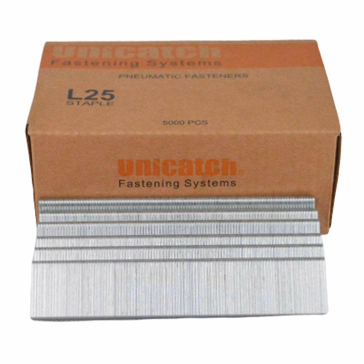 Senco L Series 18 Gauge Narrow 1/4 Inch Crown Staples - 1 Inch Legth (5,000/Box)