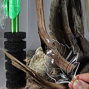 JZMYXA Shrimp Feeding Dish Shrimp Feed Dish Leaf Shaped Bowl