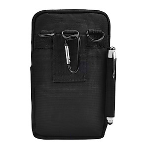 Vangoddy Rugged Black Nylon Protective Carrying Case Pouch Compatible with Nintendo 2DS XL / 3DS XL Gaming System's