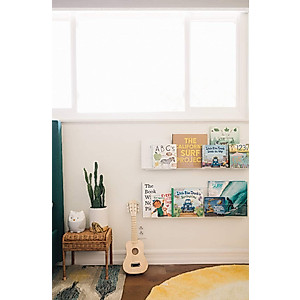 Peekaboo Clear Acrylic Shelves (36') - Set of 2