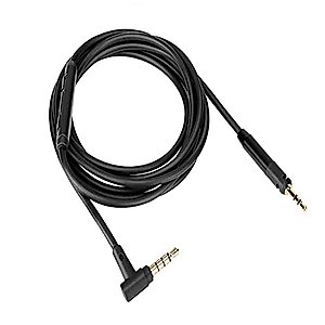 BINGLE Replacement Audio Cable Cord for for Sennheiser HD598 / HD558 / HD518 / HD598 Cs / HD599 / HD569 / HD579 Headphones … (Black)