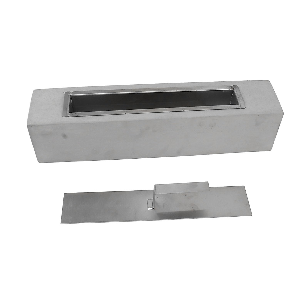 ICRPSTU Fireplace Indoor Table Fireplace Hot Cement Stainless Steel Real Fire Effect for Home