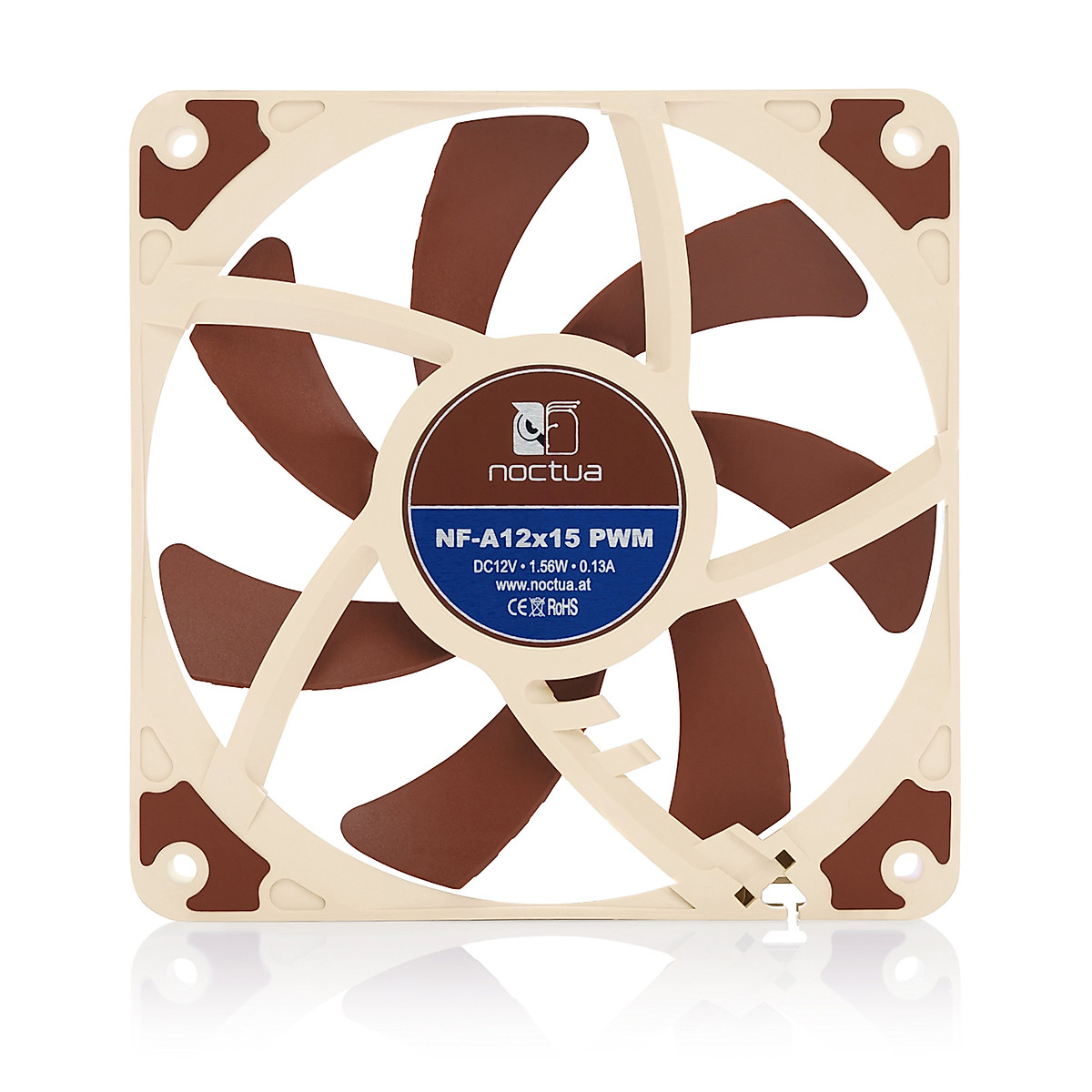 Noctua NF-A12x15 PWM, Premium Quiet Slim Fan, 4-Pin (120x15mm, Brown)