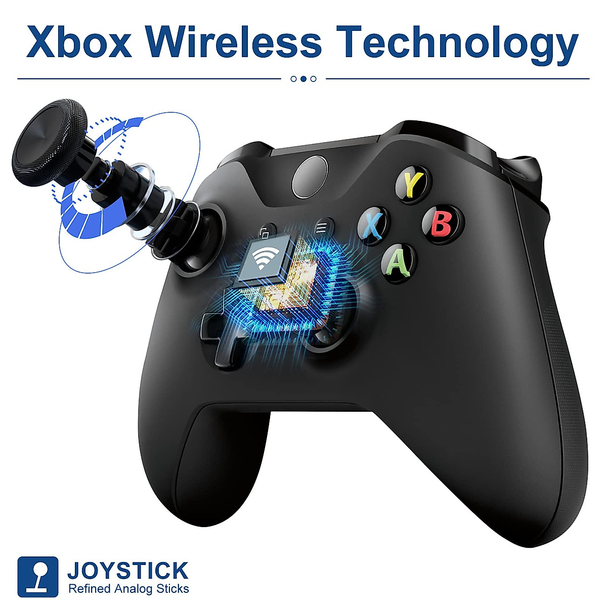 NINIFEI Xbox Controller, Replacement for Wireless Xbox One Controller, Xbox Series Controller Compatible with Xbox Series X|S, Xbox One, Windows 7/8/10, Xbox 1 Controller with Screenshot