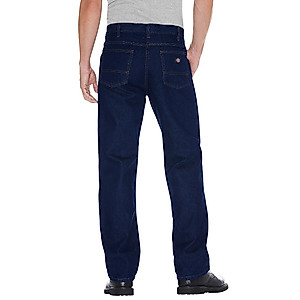 Dickies mens Regular-fit Five-pocket jeans, Indigo Blue, 33W x 34L US