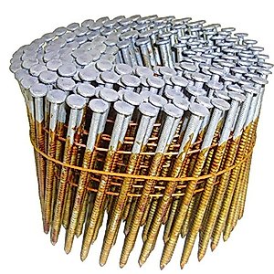 Metabo HPT Full Round Head Framing Nails | 3 Inch x .120 | Ring Shank | Hot Dipped Galvanized | Wire Coil | 2400 Count | 12707HHPT