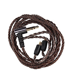 ASHATA Headphone Upgrade Cable, Pure Copper Plated Silver Wire Replacement Cable with A2DC Interface for ATH CKS1100 E40 E50 E70 LS200 LS300 LS400 CKR90 CKR100 LS50 LS70