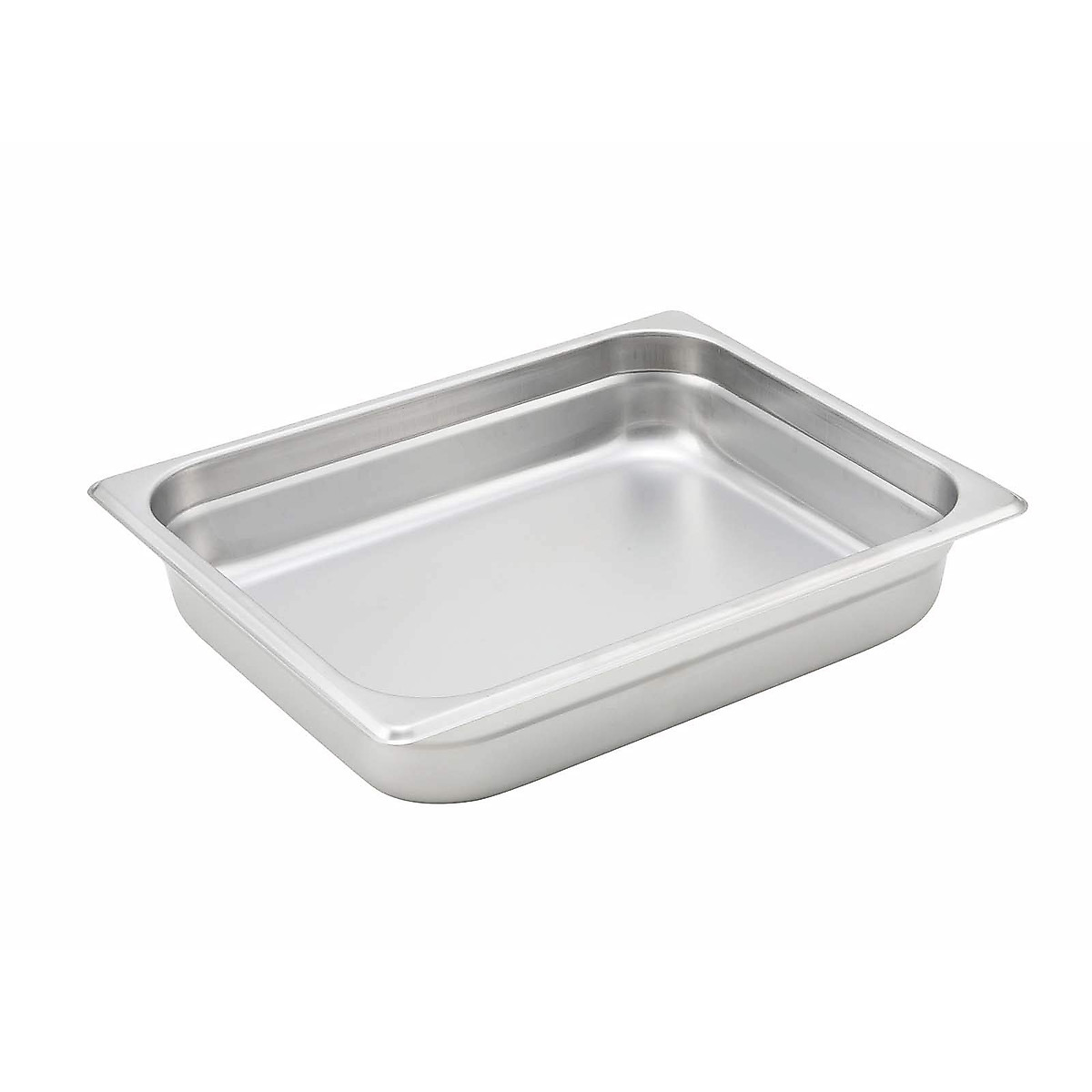 Winco SPJH-202 Steam Table Pan (Each), 12.75 Inch X 10.5 Inch X 2.5 Inch, Silver