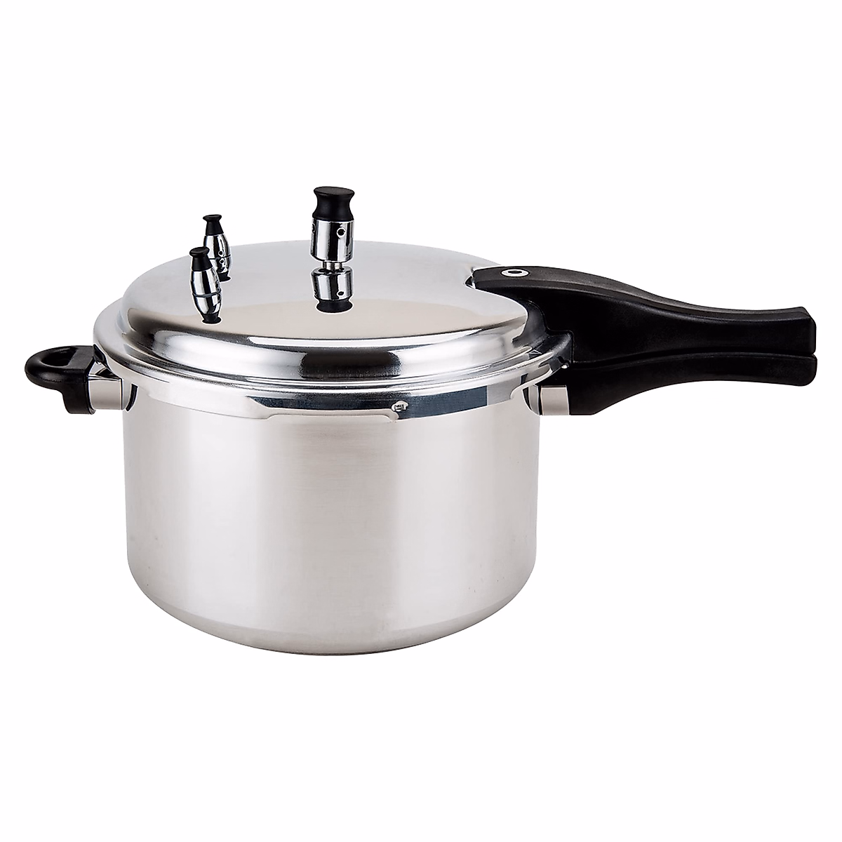 Alpine Cuisine Pressure Cooker/canner Aluminum 5 Liters, Bakelite Handle Mirror Polishing, Super Safety Lock, Cook Delicious Food in Less Time, Easy to Open & Close, Suitable for All Kinds of Stoves