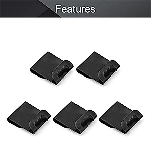 MroMax Photo Frames Hanger Hooks, 0.5mm Thick S-Shaped Metal Wall Mount Album Picture Hanging Clips, 100 Pcs