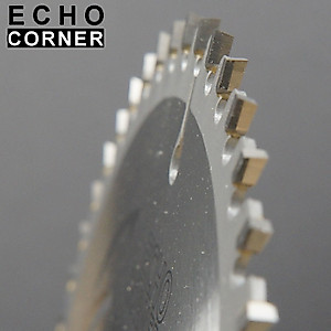 Echo Corner 5-1/2" (10mm Arbor) Circular Saw Blades 48Tooth+24Tooth, Heavy Duty Combo Pack Carbide TCT Fine Cut Fine Finish Crosscut Framing Ripping Wood Plywood MDF Plastic Veneer Lumber Laminate