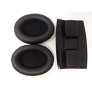 Sennheiser BUNDLE Genuine Replacement Ear Pads & Headband Cushions for Sennheiser HD280 HD280-Pro HD281 HMD280 HMD281 Headphones